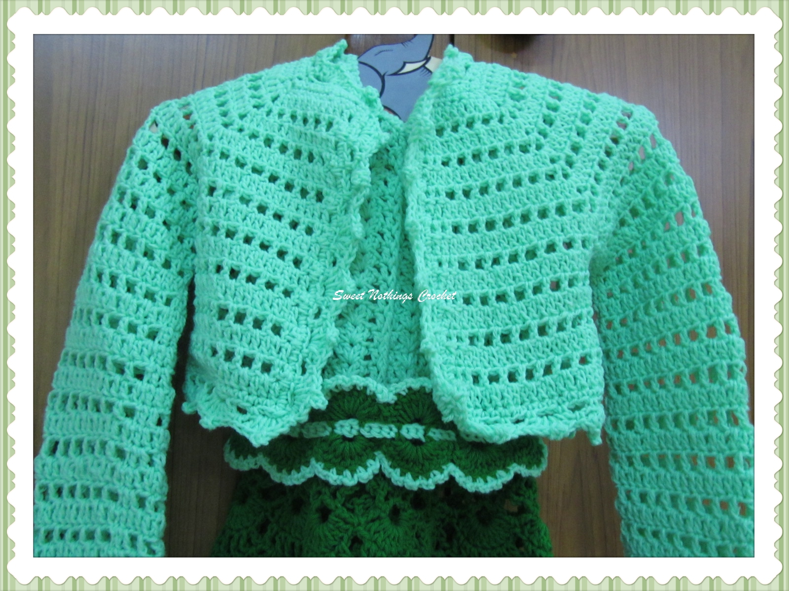 Sweet Nothings Crochet: EXQUISITE SHELLED DRESS FOR GIRLS