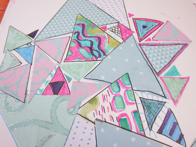 Triangle Collage - Marcia Beckett