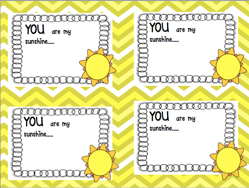 Stellar Students: Adding some SUNSHINE to a school year and a FREEBIE