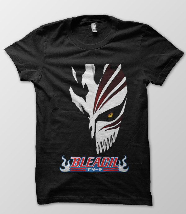 SHIRO CLOTH ANIME: BLEACH : HOLLOW MASK BLACK