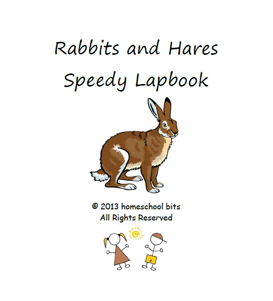 homeschoolbits: Rabbits and Hares - Speedy Lapbook