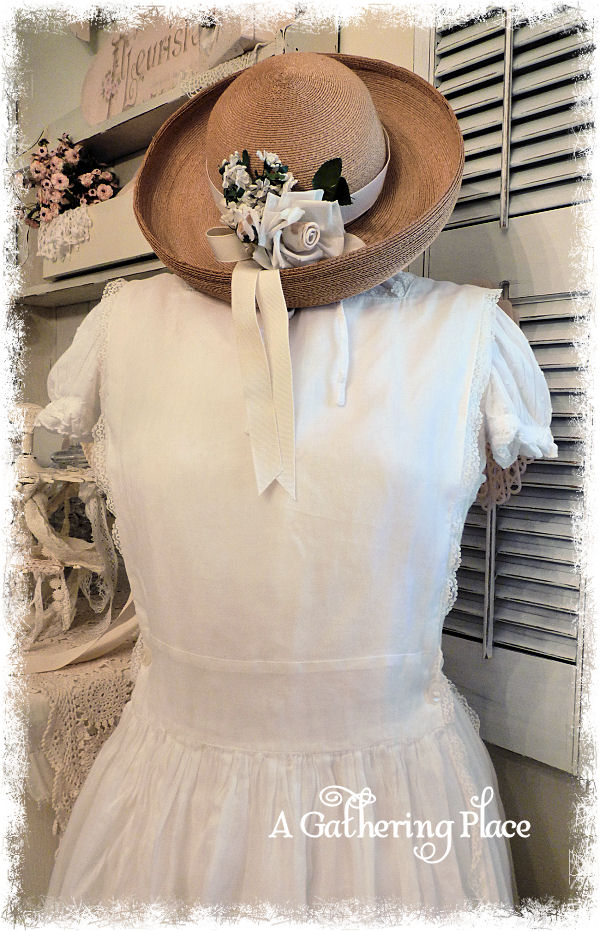 ~FRENCH LINEN PINAFORE and OTHER VINTAGE FINDS~