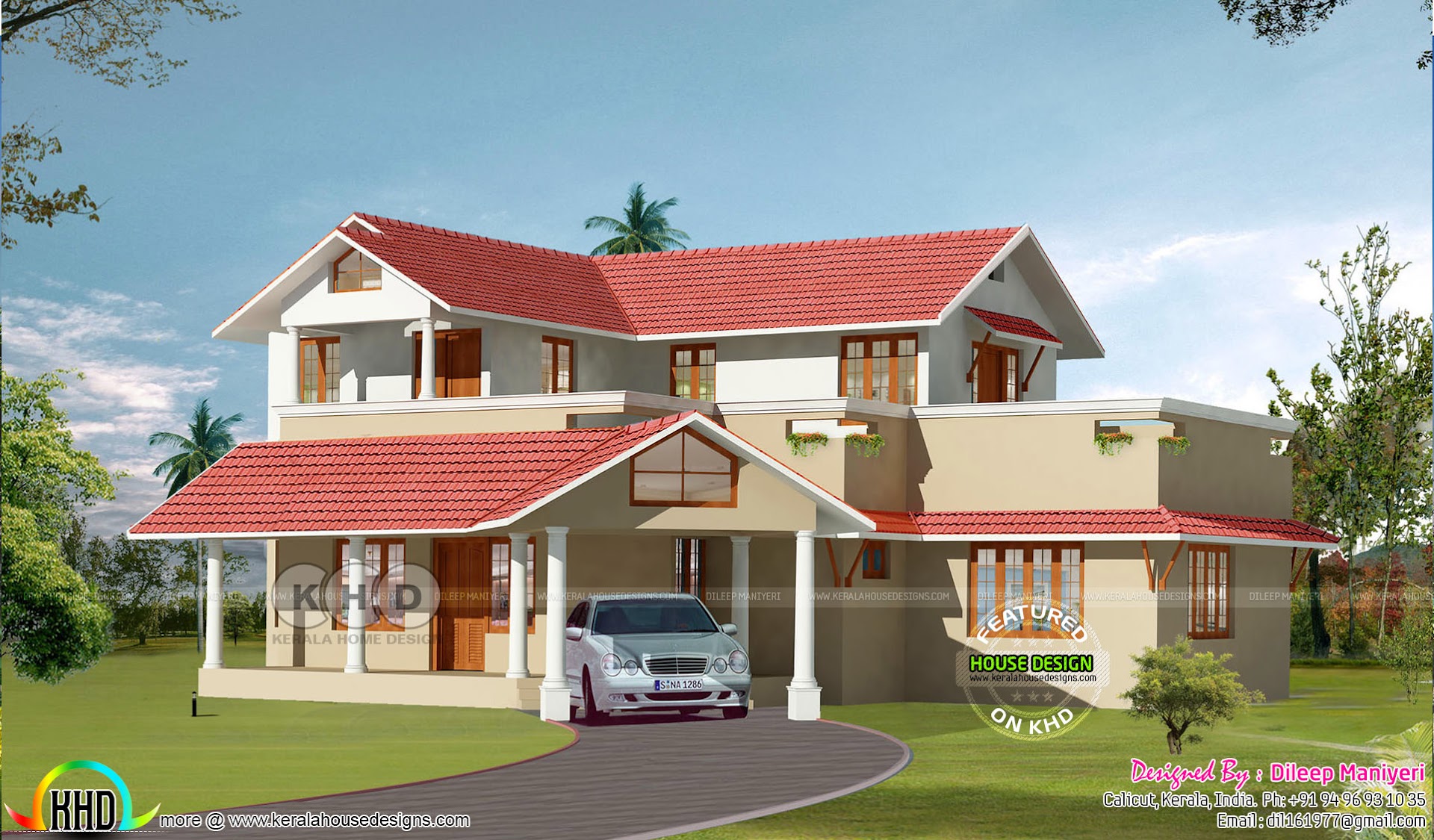 Semi traditional 2172 square feet Kerala home design - Kerala Home ...