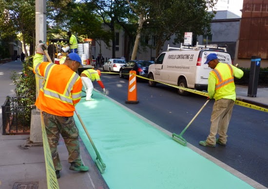 mcbrooklyn: Time to Repaint Fading Bike Lanes in Brooklyn