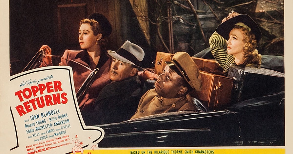 Carole Landis and Joan Blondell charm us in... Topper Returns (1941)