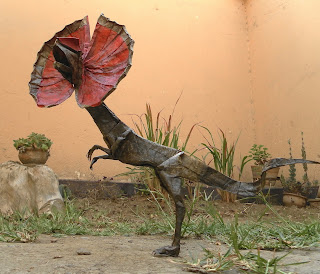 Mariano-Mi mundo el Origami: Dilophosaurus