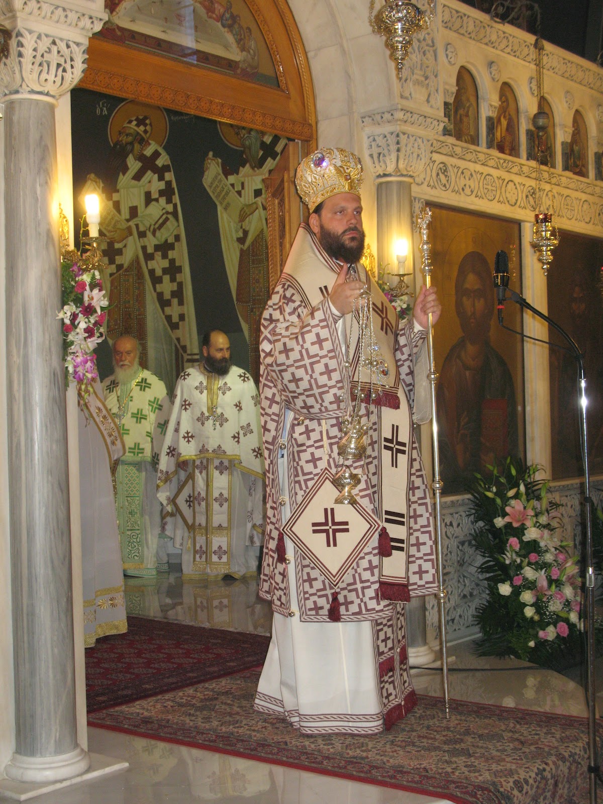 Άγιοι και Εκκλησία: Πανηγυρική Αρχιερατική Θεία Λειτουργία, επί τη ...