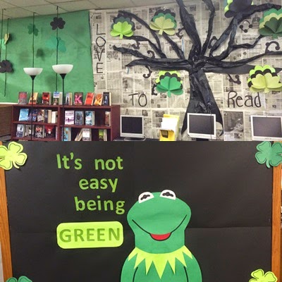 Library Displays: Geared for Green!
