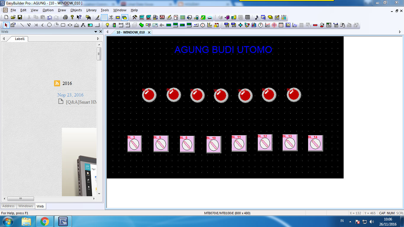 autocad: TUTORIAL PENGENDALI HMI BERURUTAN OTOMATIS