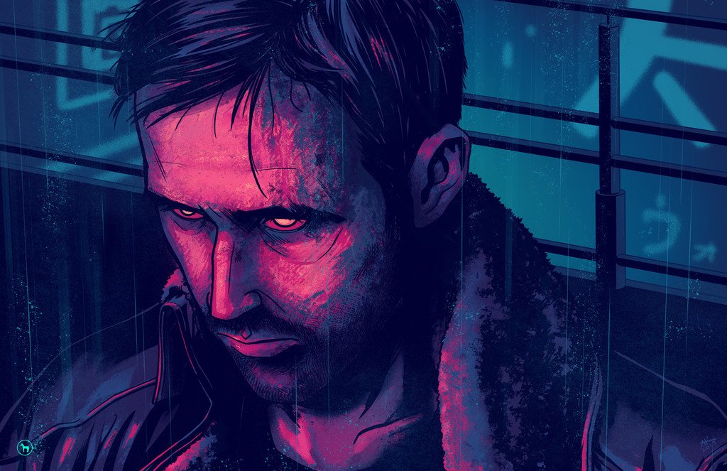 Blade runner 2049 concept art cat ear headphones - centerpolew