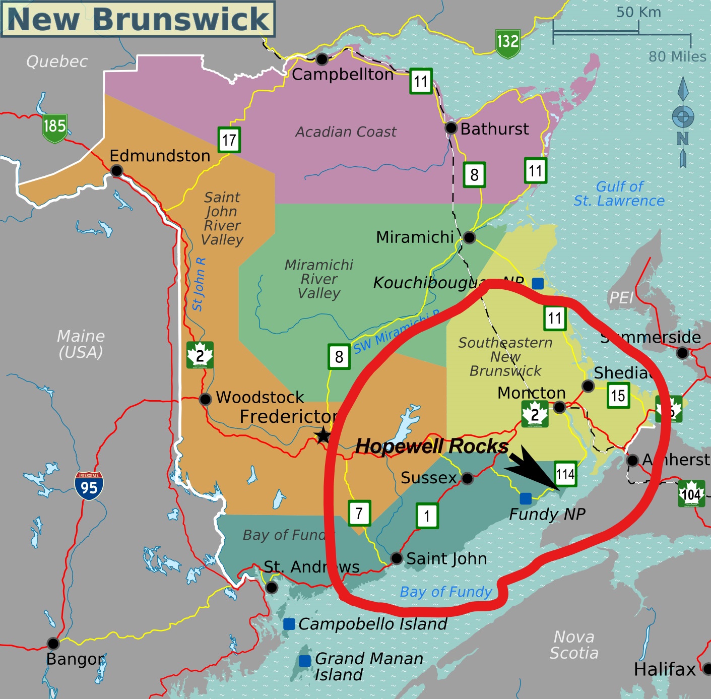 ദേശാന്തര കാഴ്ചകള്‍ : ബേ ഓഫ് ഫണ്ടിയിലെ പ്രണയസല്ലാപം