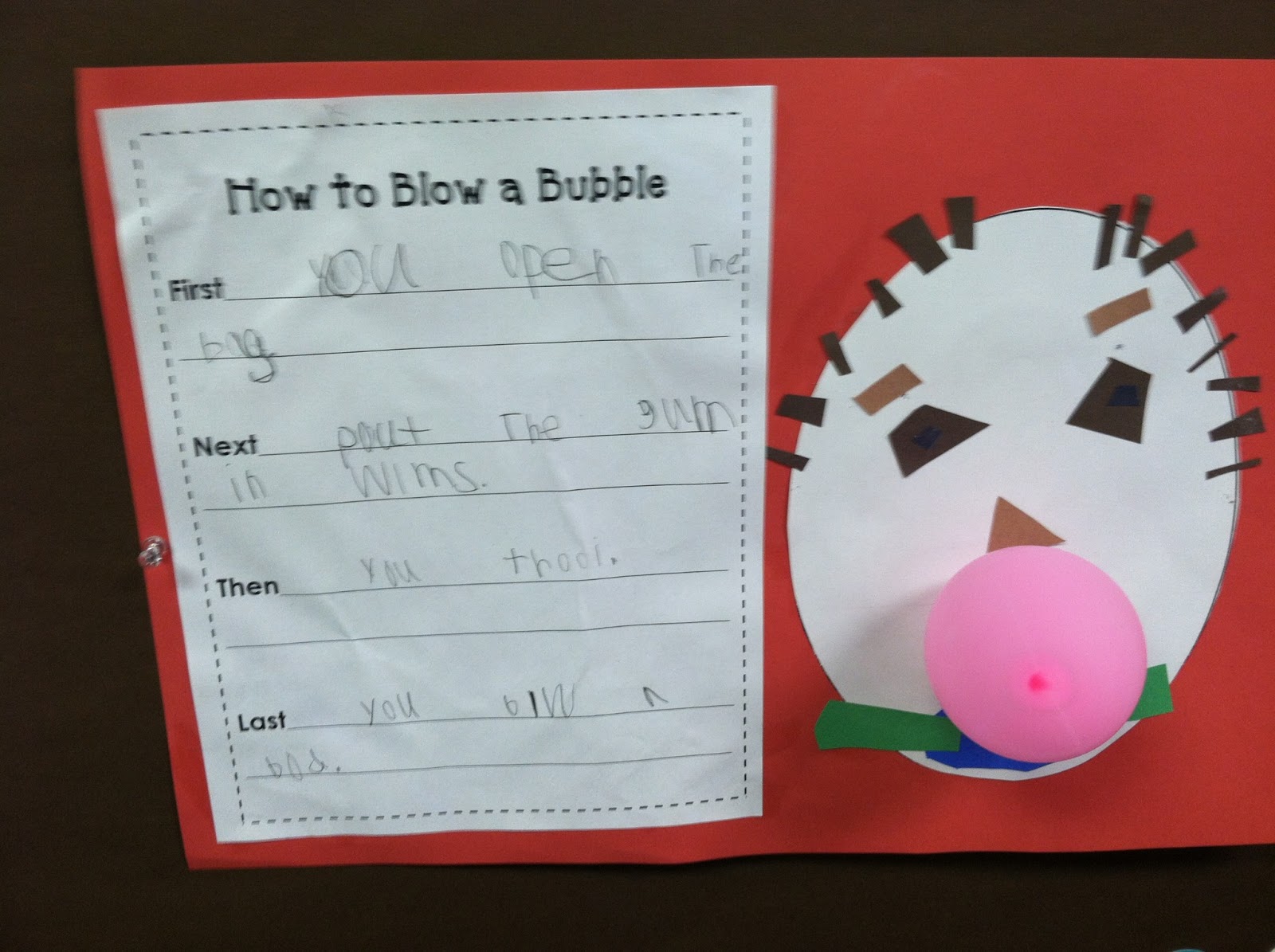 Kindergarten is a Hoot!: How-To Blow a Bubble