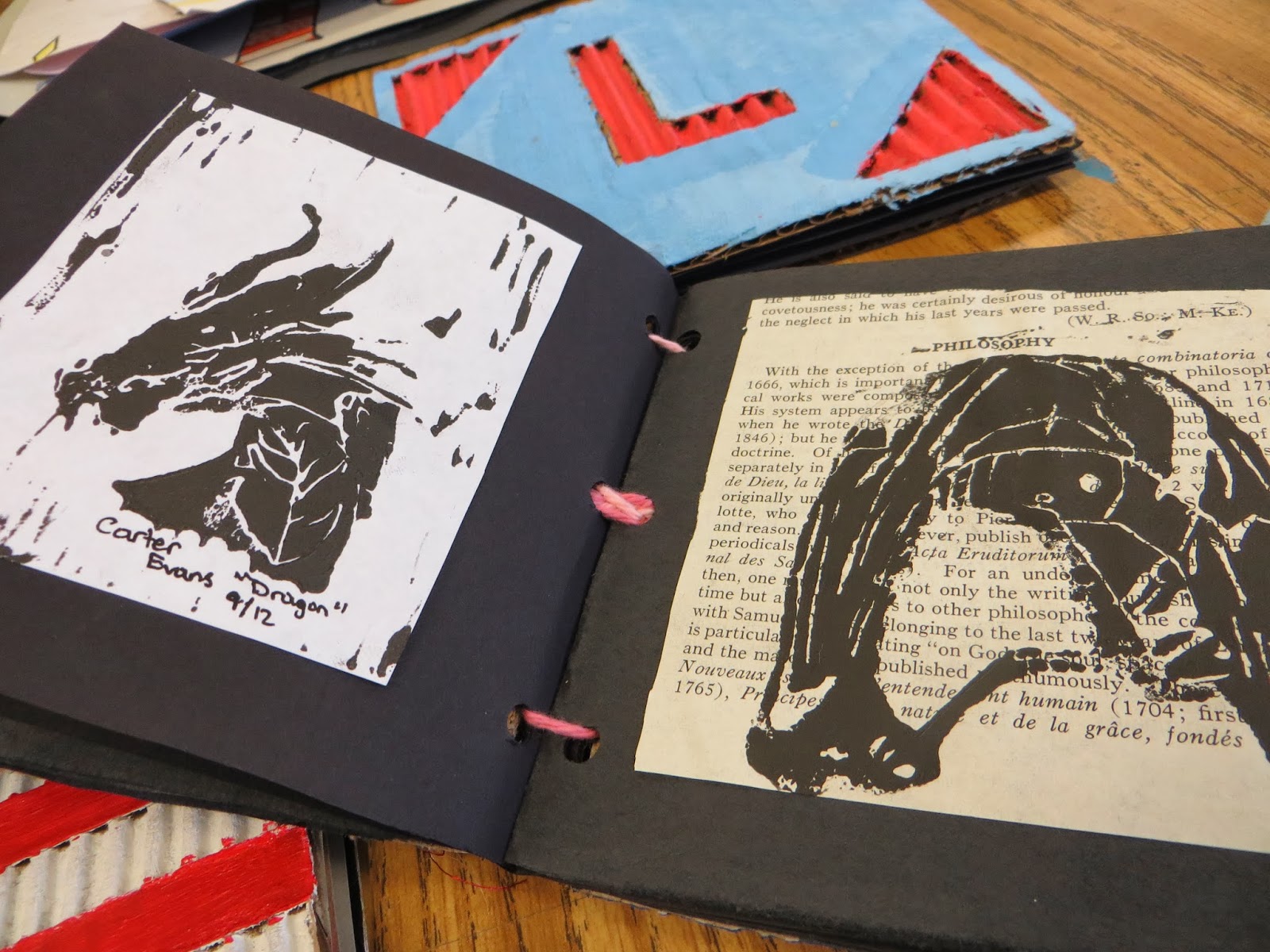 Shana's Art Room : Printmaking into Collage Books