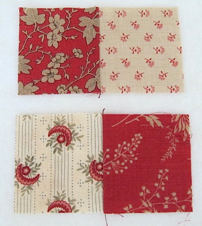 Sew Many Ways...: Strip Piecing 4 Patch Quilt Blocks...