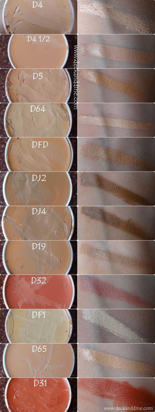 KRYOLAN 12 COLORS DERMACOLOR CAMOUFLAGE CREME PALETTE Review, Swatches ...