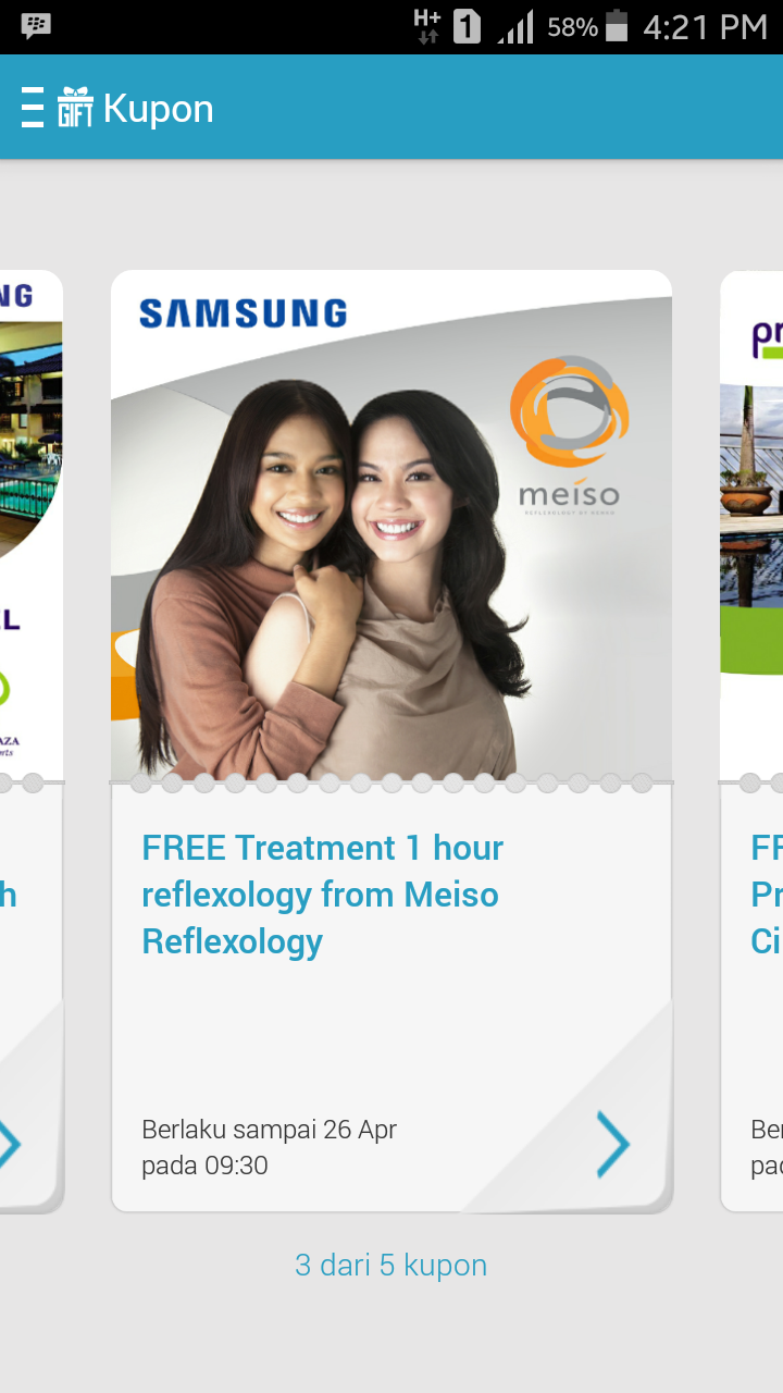 ANINDITAZ: Meiso Reflexology dari Samsung Galaxy Gift
