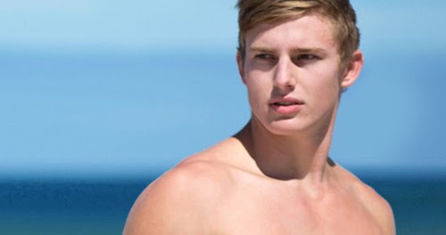Speedo Junkie Blond On The Beach