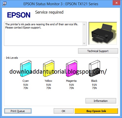 Adjprog Epson Tx111 Free Download Driver And Resetter