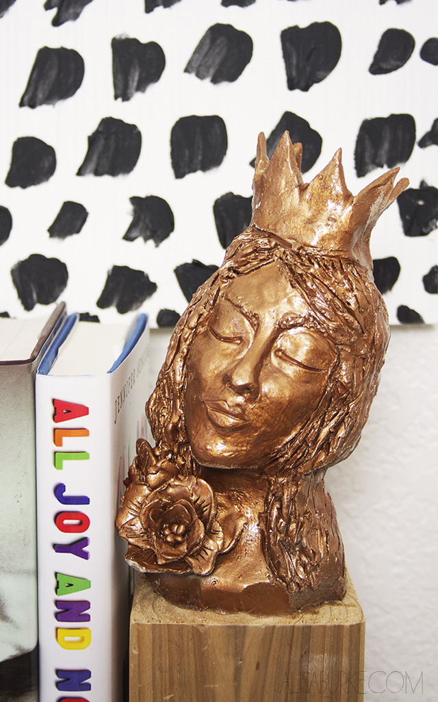 alisaburke: air dry clay bookends