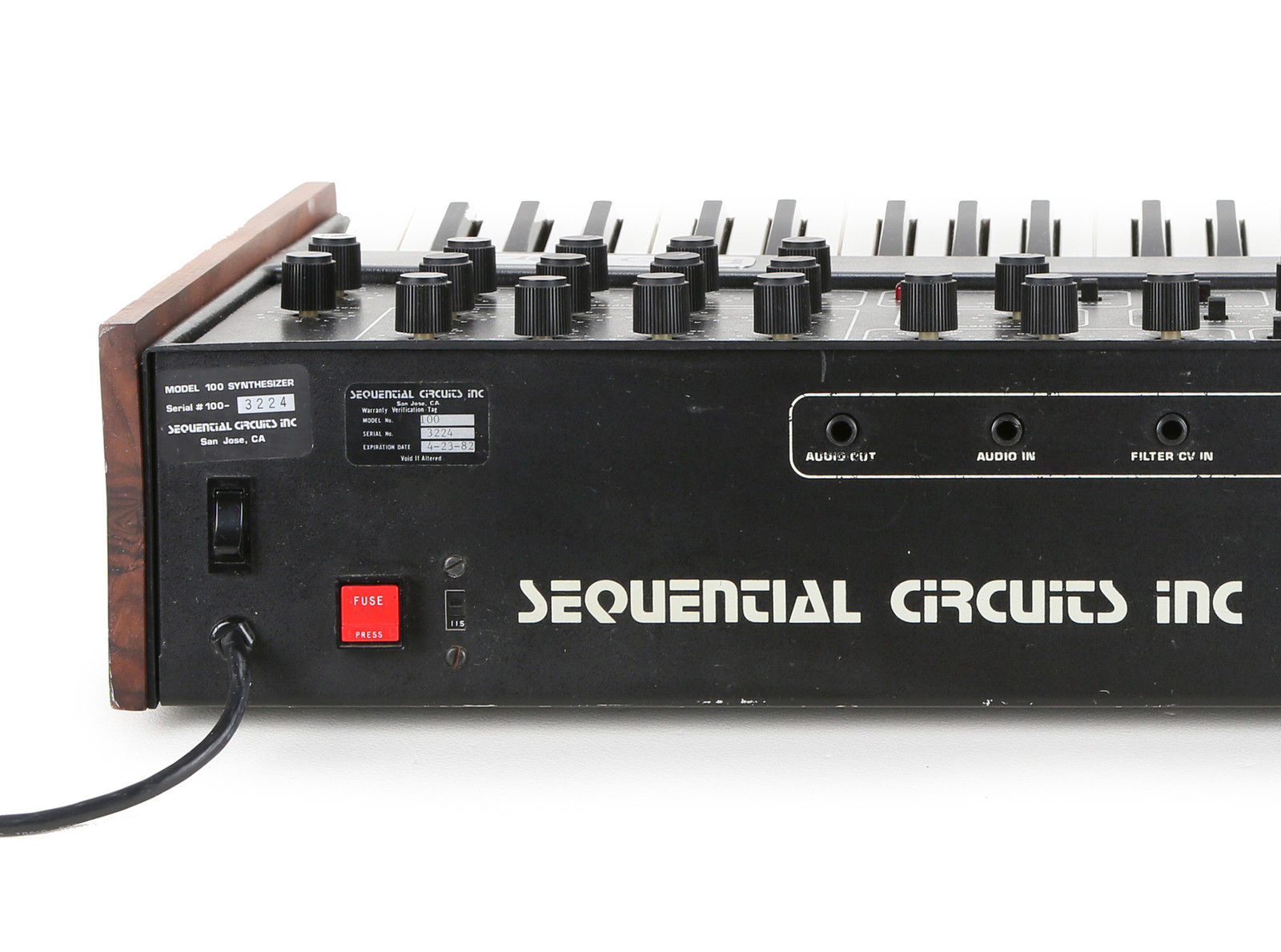 MATRIXSYNTH: Sequential Circuits Pro One Vintage Analog Synth SN 3224