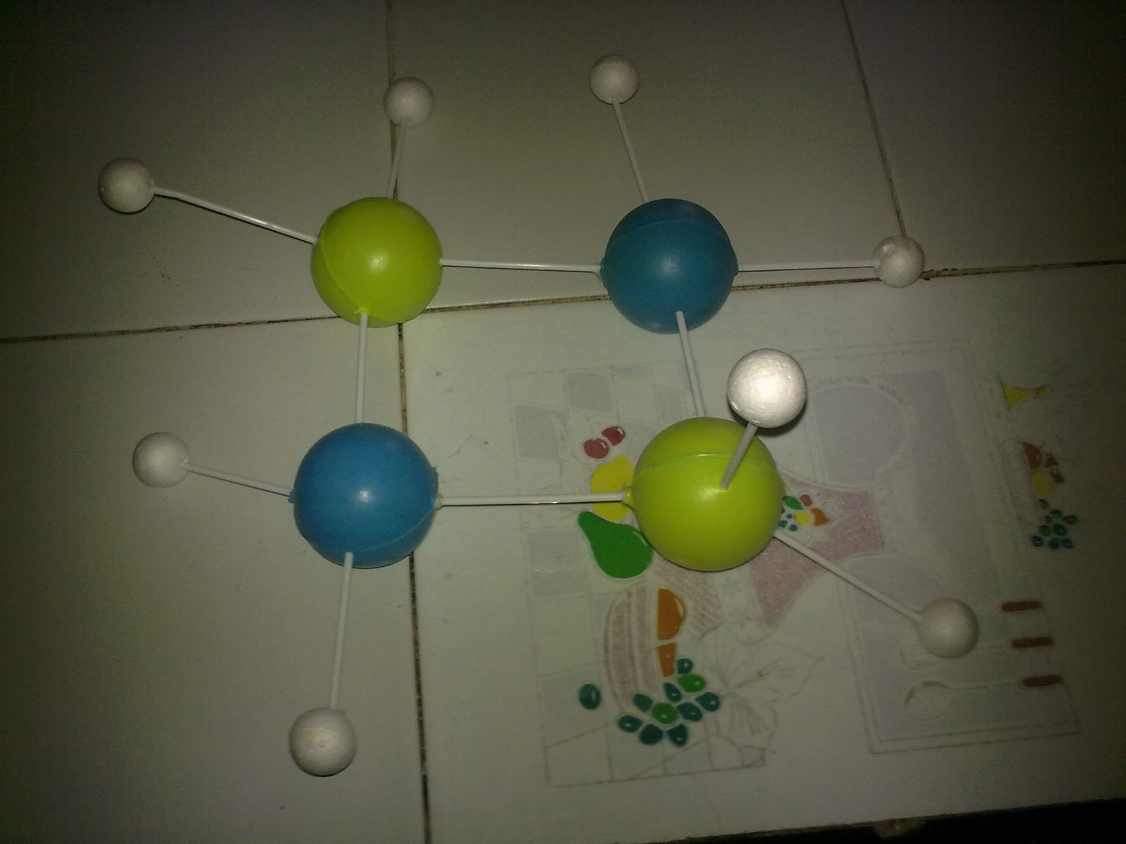 quimica: examen de modelos tridimensionales, SERGIO ALAN PIÑA MOREALES ...