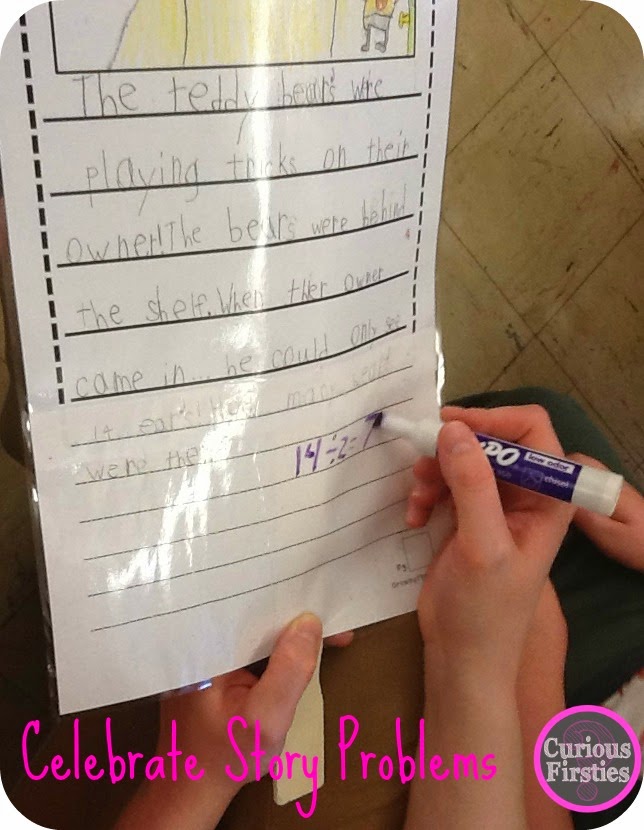 Curious Firsties: Celebrate Story Problems!!