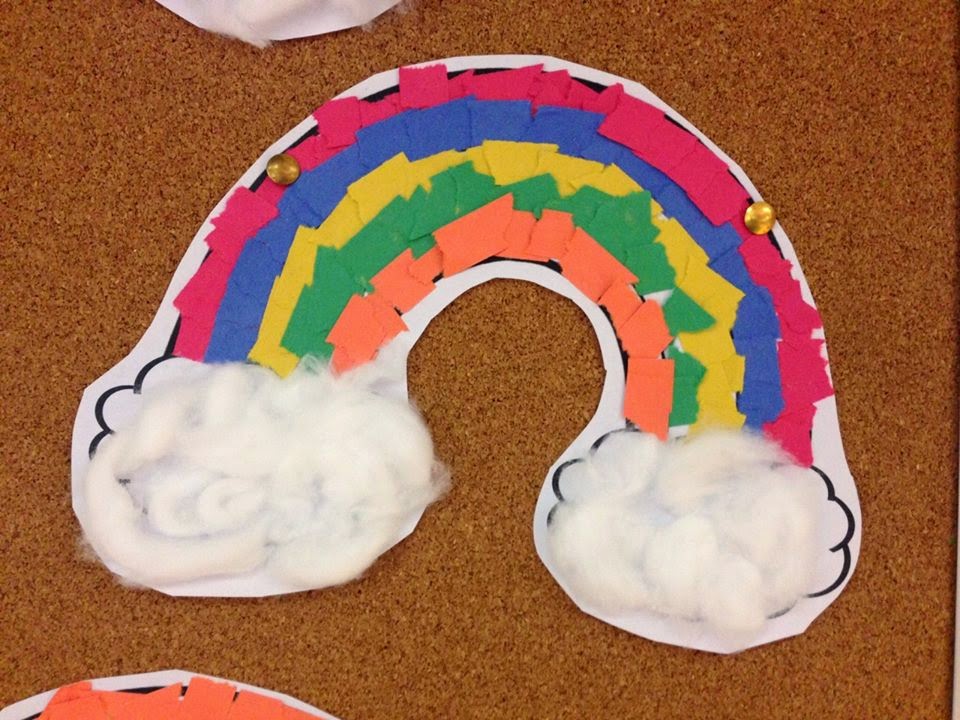 Love, Laughter and Learning in Prep!: Torn Paper Rainbows - Tuesday Art ...