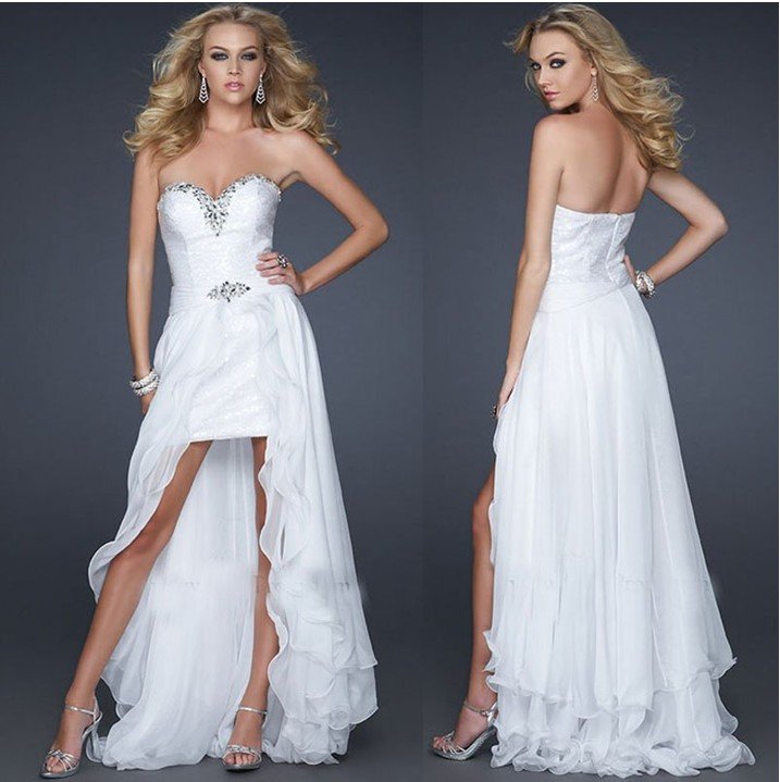 Whiteazalea High Low Dresses White High Low Dress Is In Style