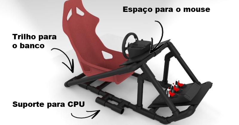 RSRBR brasil: Cockpit em PVC - primeiras plantas