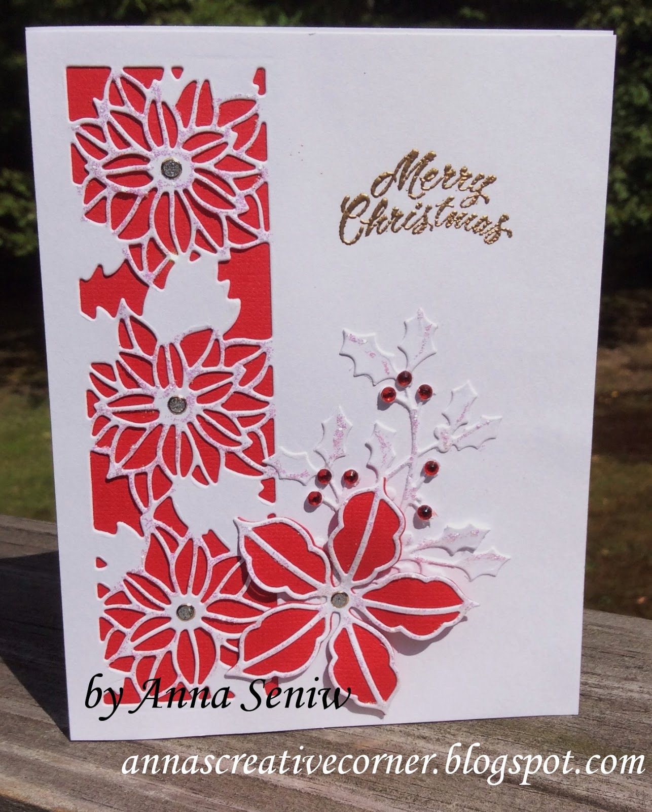 A Peek Inside The Creative Corner: Sue Wilson Poinsettia Mini Striplet ...