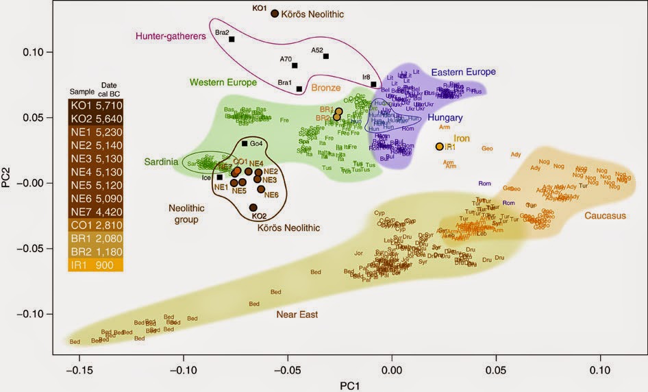 Anthromadness: EEFs like Stuttgart had some WHG admixture