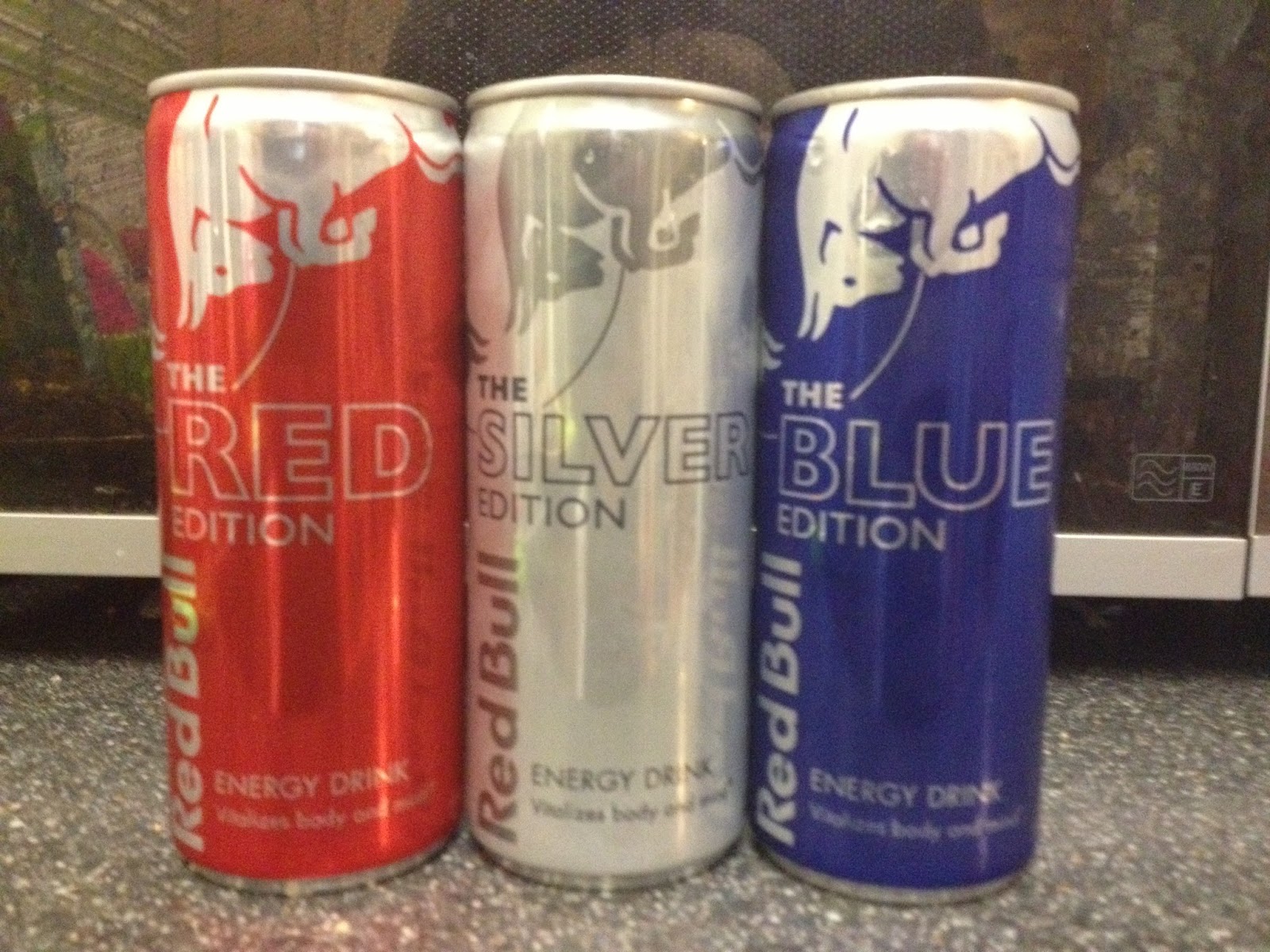 A Review A Day: Today's Review: Red Bull Red, Silver And Blue Editions
