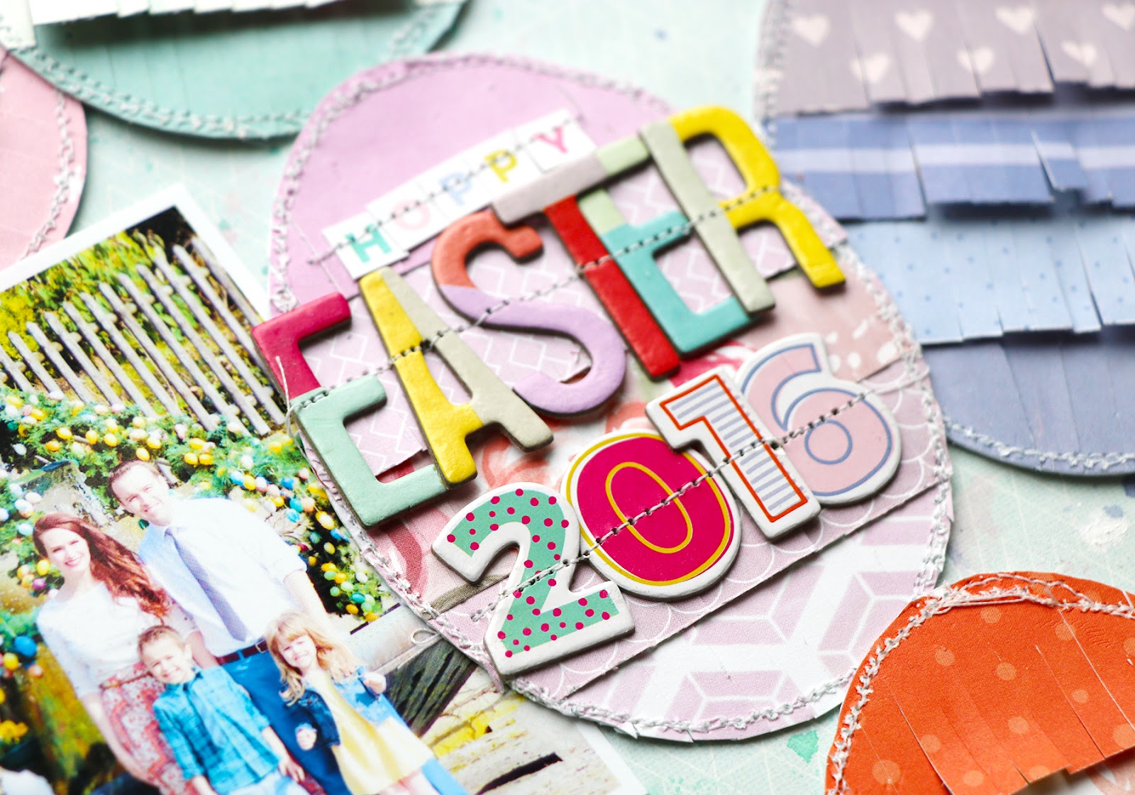 Hoppy Easter 2016 Layout | Paige Taylor Evans