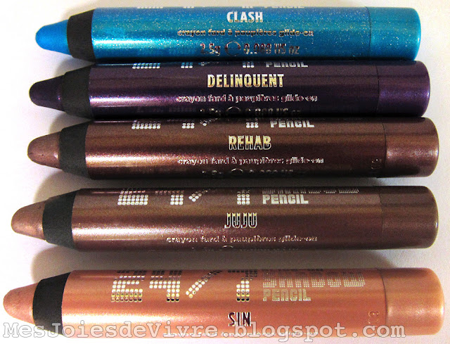 Mes Joies de Vivre: Review: Urban Decay 24/7 Glide-On Shadow Pencil Stash