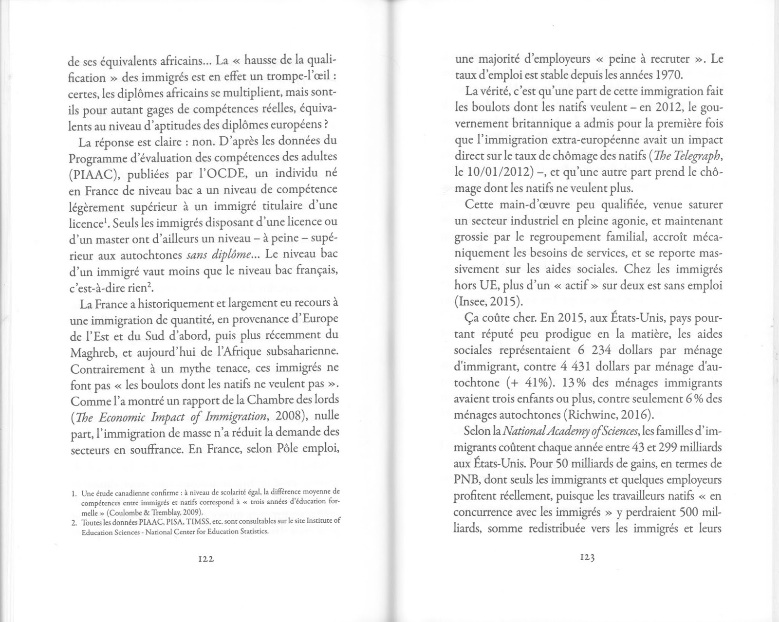 école : références: Laurent Obertone, La France interdite (2018)