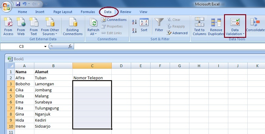 Cara Mencegah Duplikat Data dengan Validasi di Excel - Panduan Belajar Ms Office