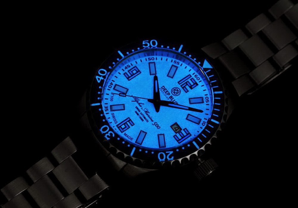 OceanicTime: DEEP BLUE Alpha Marine 500 TRITIUM