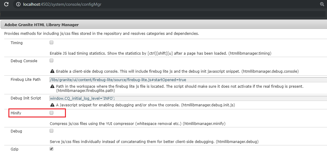 How to disable the minification for client libraries in Adobe ... How to disable the minification for client libraries in Adobe ...