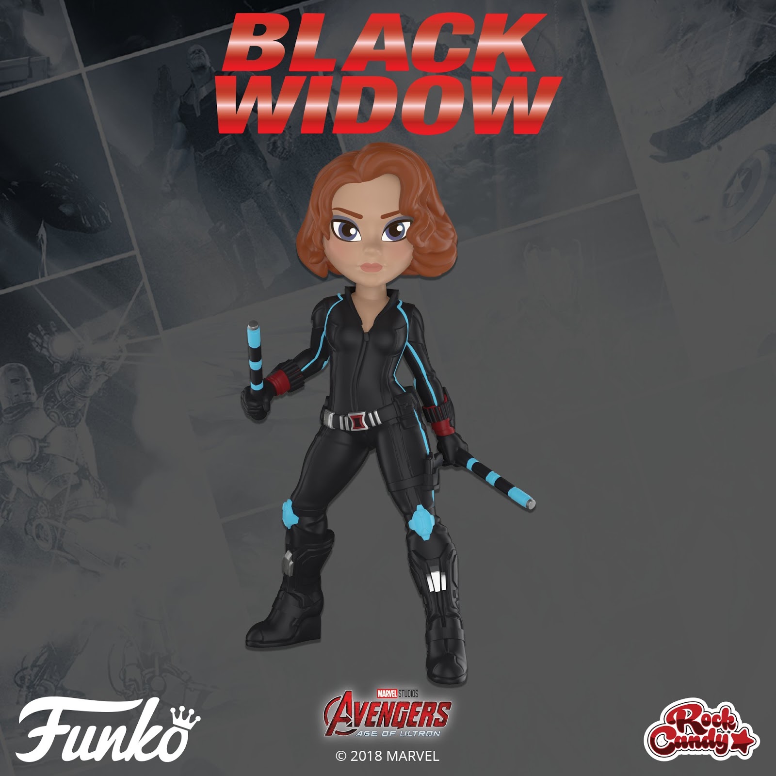 The Blot Says...: Marvel Studios: First 10 Years Black Widow Rock Candy ...