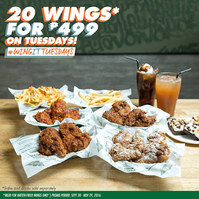 Manila Shopper: Wingstop #WingItTuesdays Promo: Sept-Nov 2016