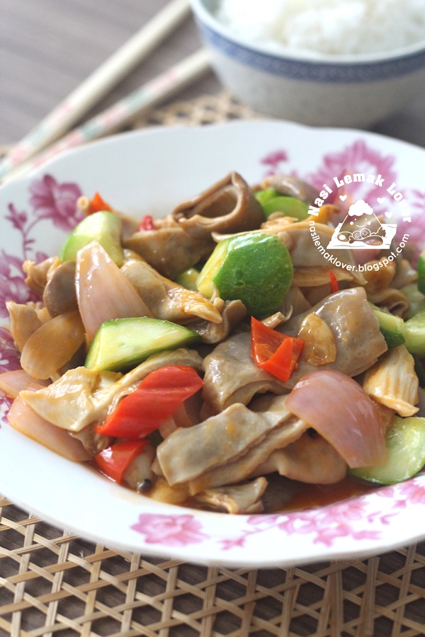 Nasi Lemak Lover: Sweet and Sour Pig Maw 酸甜猪肚