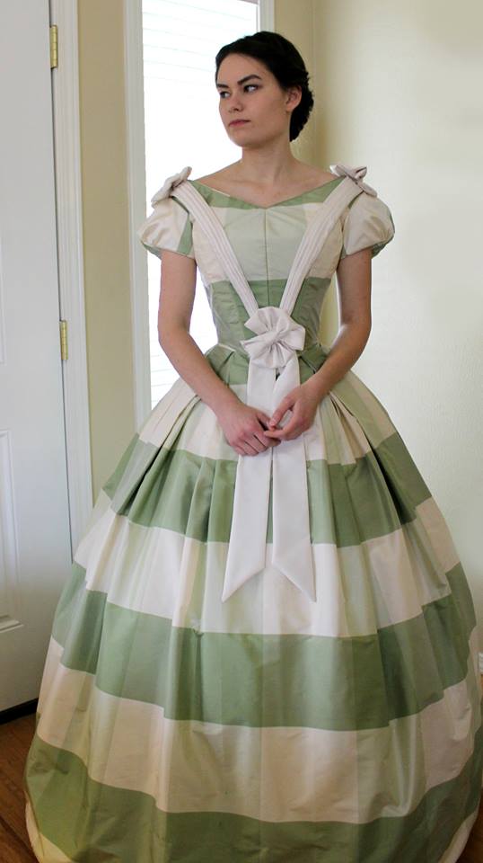 My Soul is Fed with Needle and Thread: HSM #2: 1863 Ballgown Reproduction