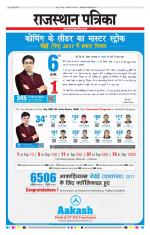 Epaper Rajasthan Patrika April 29, 2017 | Epaper Rajasthan Patrika