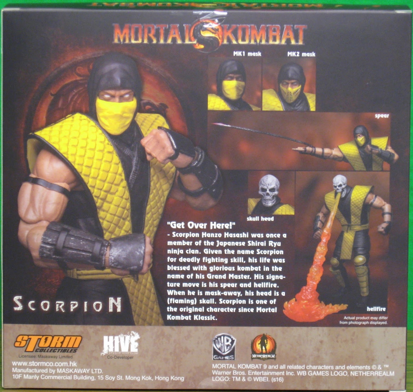 The Toyseum: SCORPION - Storm Collectibles Mortal Kombat action figure