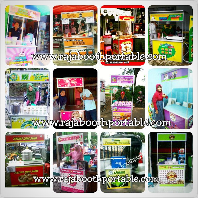 Booth portable is very simple and practical | Raja booth portable
