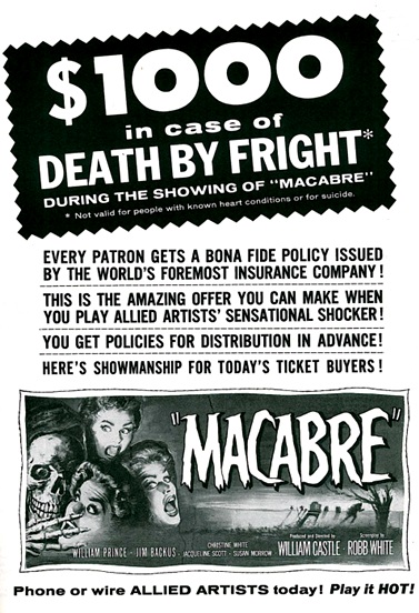 The Bloody Pit of Horror: Macabre (1958)