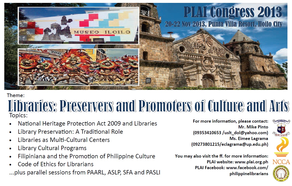 PLAI - Southern Tagalog Region Librarians Council: September 2013
