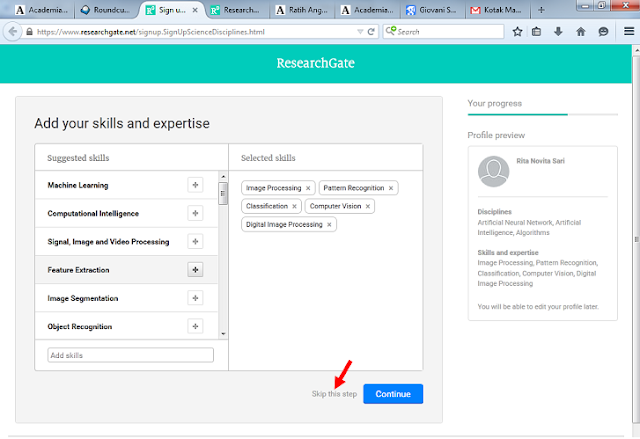 Researchgate : Panduan Praktis Registrasi di Researchgate
