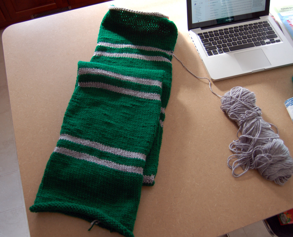 Anna of CLE: A Slytherin Scarf for Christmas