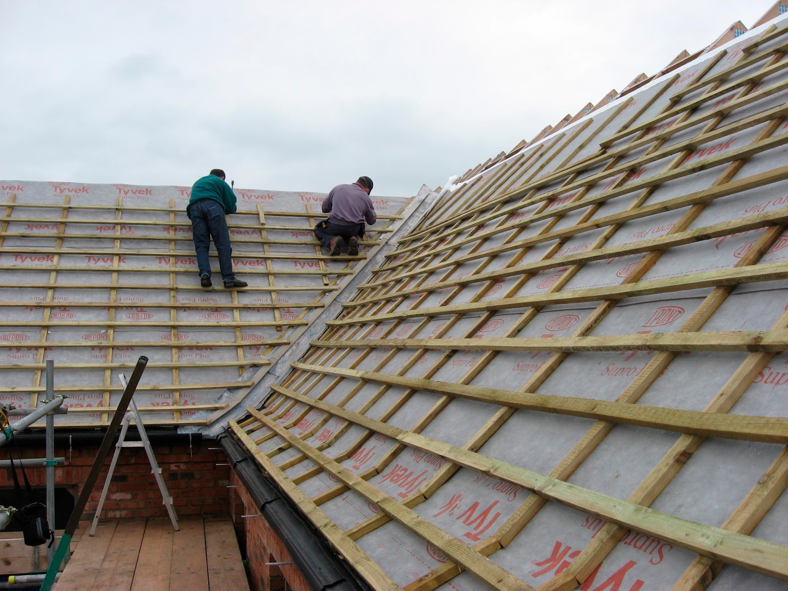 The Real Self Build Blog: On with the roof, Part 2